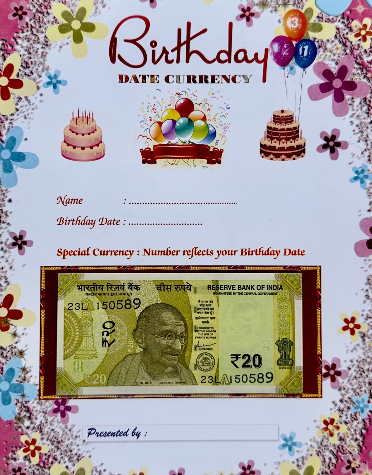 20₹ Rupee Birthday/Wedding/ Engagement / Love Aniversary /proposal ...